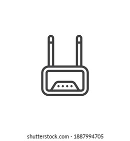 Hardware Hotspot Icon Trendy Linear Hardware Stock Vector (Royalty Free ...
