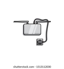 Wifi Router Vector Illustration Flat Illustration Stock Vector (Royalty ...