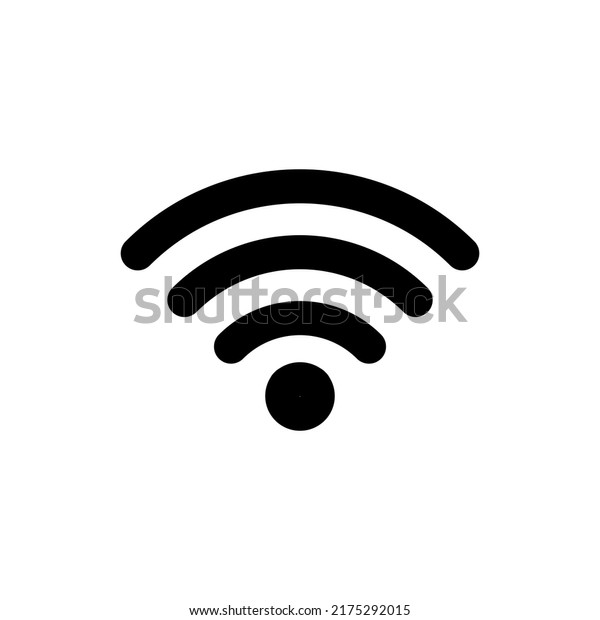 Wifi Vector Social Media Solid Design Stock Vector (Royalty Free ...