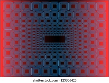 Wild Blue Background Lines Squares Rectangles Stock Vector (Royalty ...