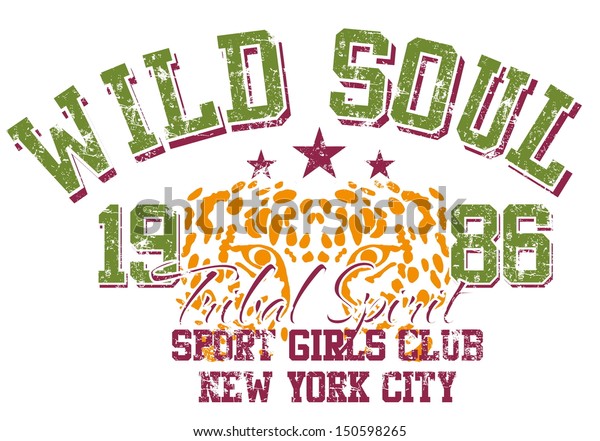 Wild Soul Printing Design Vector Art Stock Vector (Royalty Free ...