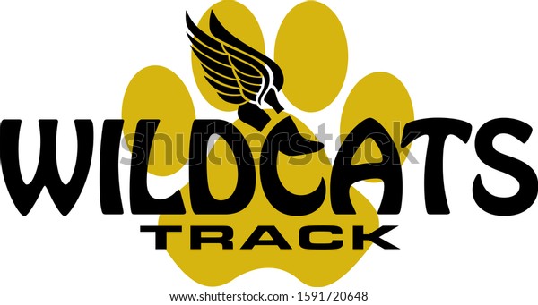 558 Wildcat paw logo Gambar, Foto Stok & Vektor | Shutterstock