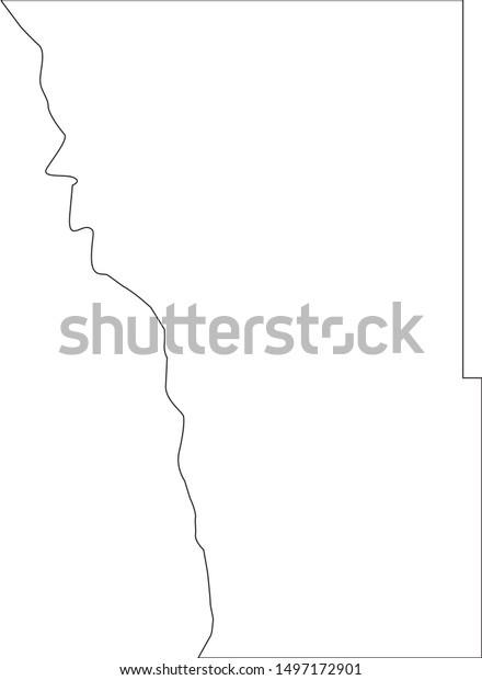Wilkin County Map State Minnesota Stock Vector (Royalty Free ...