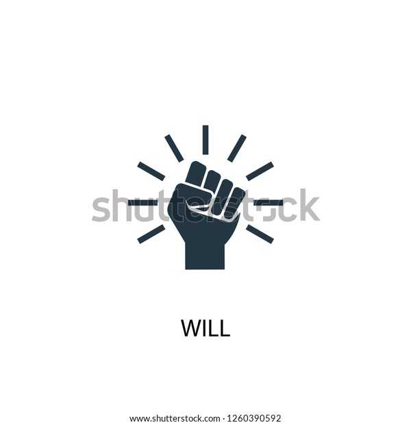 Will Icon Simple Element Illustration Will Stock Vector (Royalty Free ...