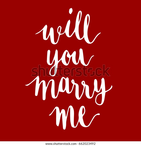 Will You Marry Font By Calligraphy 库存矢量图（免版税）662023492 | Shutterstock