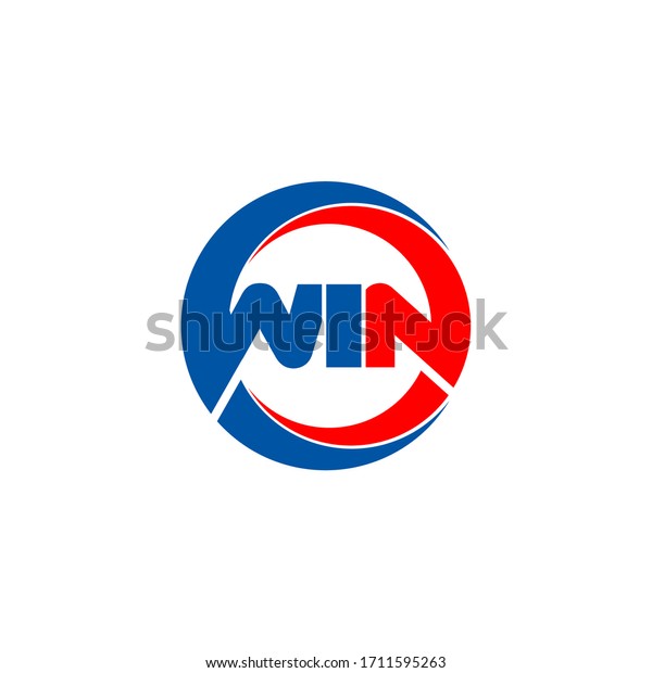 Win Letter Original Monogram Logo Design Stock Vector (Royalty Free ...