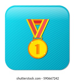 Win Medal Icon Stock Vector (Royalty Free) 590667242 | Shutterstock
