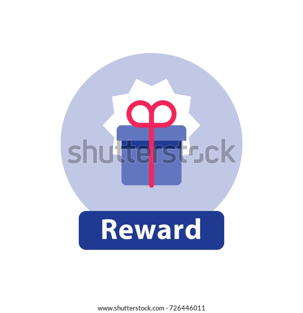 Win Super Prize Reward Gift Surprising Stock Vector (Royalty Free ...