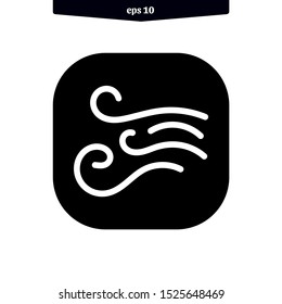 Waves Icons Symbols Favicons Logos Stock Illustration 1918122830