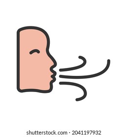 Wind Face Icon Vector Image Can Stock Vector (Royalty Free) 2041197932 ...