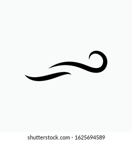 Wind Icon Weather Element Illustration Simple Stock Vector (Royalty ...
