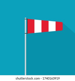Wind Indicator Icon Vector Illustration Stock Vector (Royalty Free ...