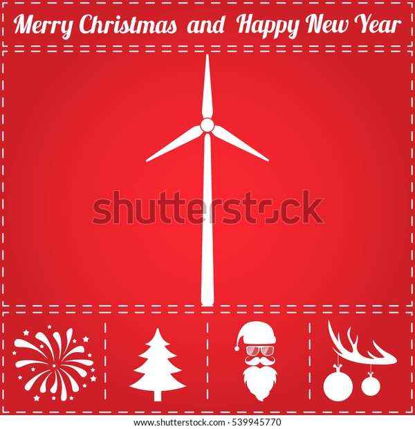 Wind Power Icon Vector Bonus Symbol: vector de stock (libre de regalías ...