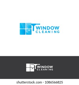 Window Cleaning Service Logo Design Stock Vector (Royalty Free) 1087354136