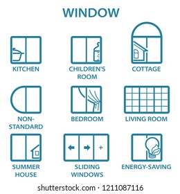 Window Icons House Stock Vector (Royalty Free) 1211087116 | Shutterstock