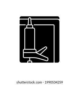 Window Insulation Black Glyph Icon Heat Stock Vector (Royalty Free ...