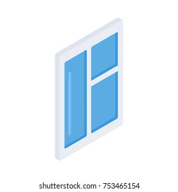 Window Isometric Style Stock Vector (Royalty Free) 753465154 | Shutterstock