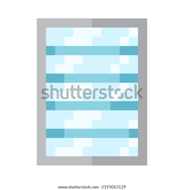 Window Pixel Art Vector Illustration Stock Vector (Royalty Free ...