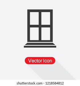 Window Sill Icon Vector Illustration Eps10 Stock Vector (Royalty Free ...