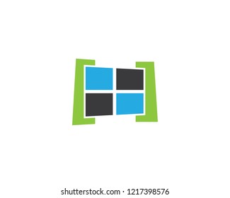 Window Symbol Illustration Stock Vector (Royalty Free) 1217398576 ...