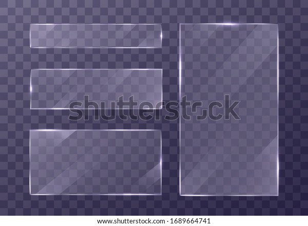 Windows Banners On Transparent Background Flat Stock Vector (Royalty ...