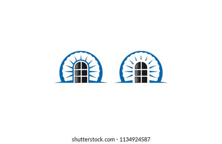 Windows House Logo Icon Vector Stock Vector (Royalty Free) 1134924587