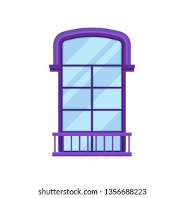 Windows Purple Frame On White Background Stock Vector (Royalty Free ...
