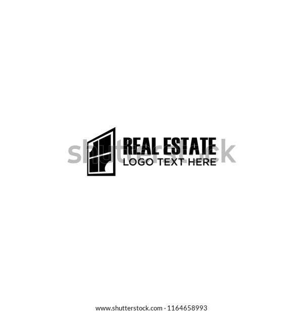 Windows Real Estate Logo Design Vector Stock Vector (Royalty Free ...