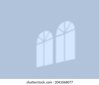Windows Shadow Overlay On Blue Wall Stock Vector (Royalty Free ...