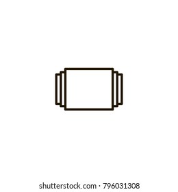 Windows Tab Icon Sign Design Stock Vector (Royalty Free) 796031308 ...