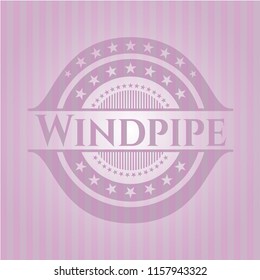 Windpipe Pink Emblem Vintage Stock Vector (Royalty Free) 1157943322 ...