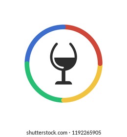 Wine App Icon: vector de stock (libre de regalías) 1208131822 ...