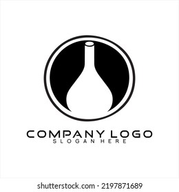 Wine Bottle Design Logo Vector Stock Vector (Royalty Free) 2197871689 ...
