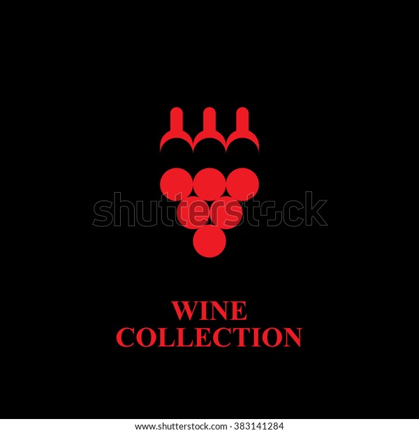 Wine Collection Logo Template Design Six Stock Vector (Royalty Free ...