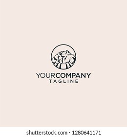 Wine Farm Logo Vector Illustration: vector de stock (libre de regalías ...