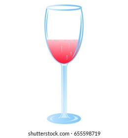 Wineglass Vector Blue Stock Vector (Royalty Free) 655598719 | Shutterstock