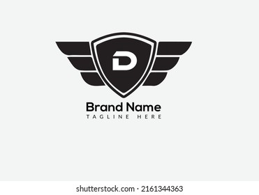 1,894 D letter wings logo Images, Stock Photos & Vectors | Shutterstock