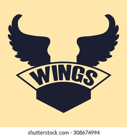 Wings Digital Design Vector Illustration 10 Stock Vector (Royalty Free ...