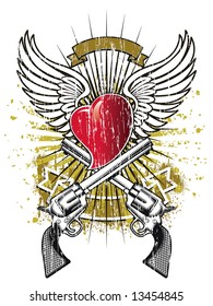 5,509 Heart guns Images, Stock Photos & Vectors | Shutterstock