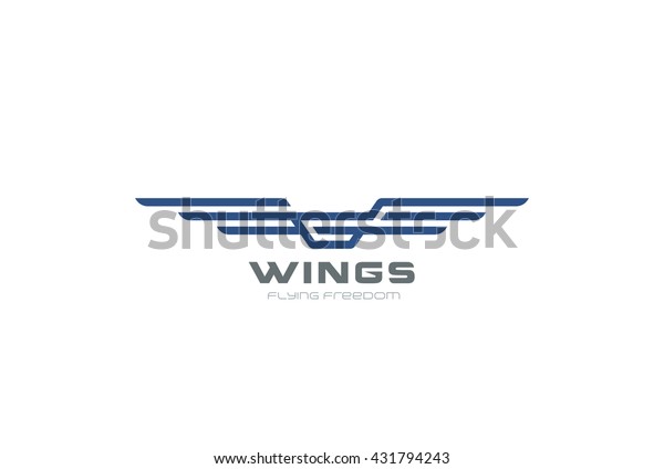 Wings Logo mẫu vector thiết kế: Vector có sẵn (miễn phí bản quyền ...