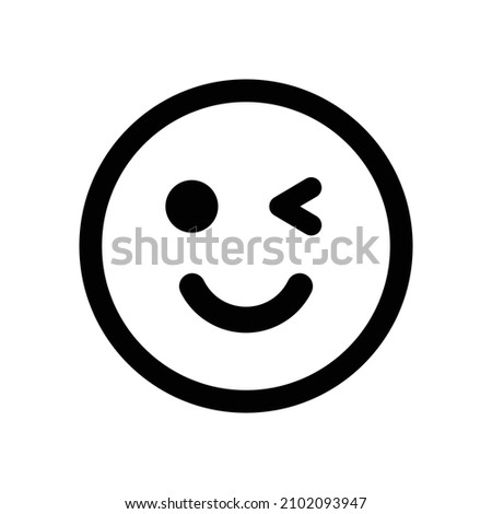 Winking Smiley Face | Free download on ClipArtMag