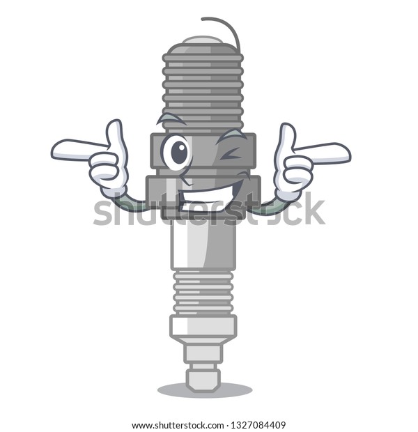 Wink Spark Plug Cartoon Box Stock Vector (Royalty Free) 1327084409 ...