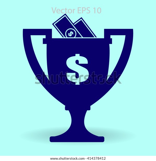 Winner Award Cash Gift Vector Illustration Stock Vector (Royalty Free ...
