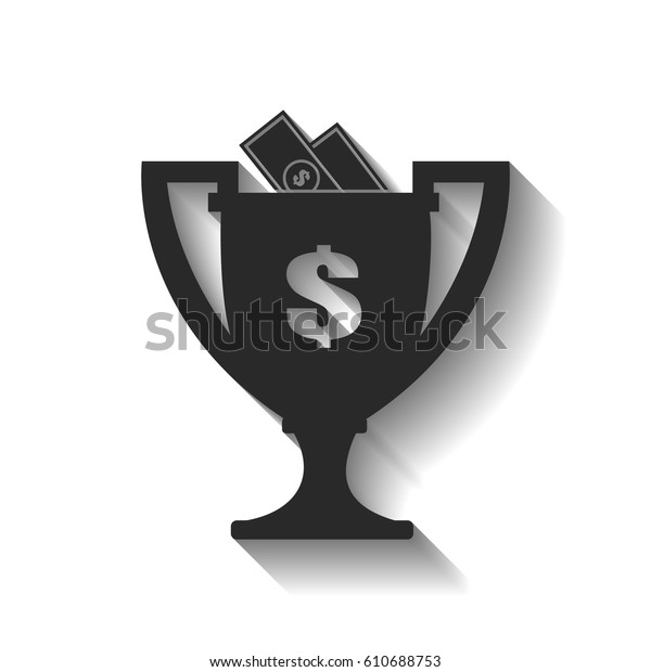 Winner Award Cash Gift Vector Illustration Stock Vector (Royalty Free ...