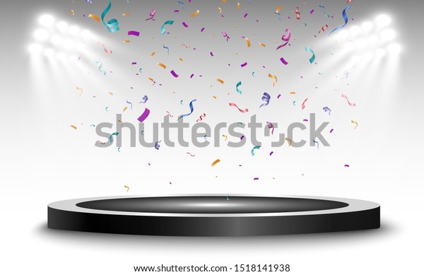 Winner Background Signs First Second Third Stock Vector (Royalty Free ...