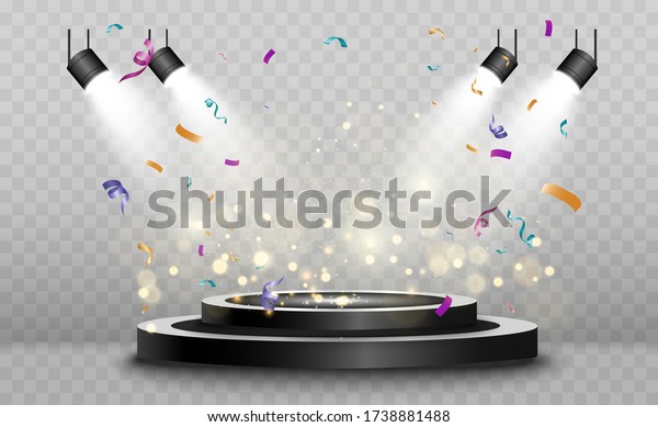 Winner Background Signs First Second Third Stock Vector (Royalty Free ...