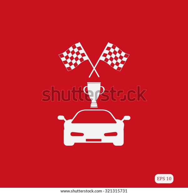 Winner Car Races Stock Vector (Royalty Free) 321315731 | Shutterstock