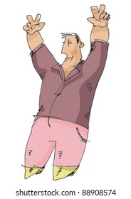 Angry Boss Scolding Manager Businessman Shouting Stock Vector (Royalty ...