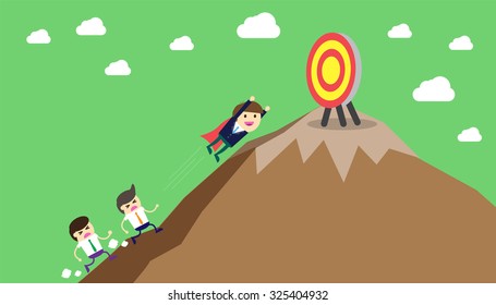 Winner Finish Win Flat Design Track Stock Vector (Royalty Free ...
