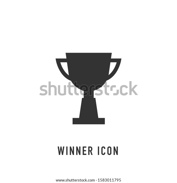 Winner Icon Trendy Flat Style Isolated Stock Vector (Royalty Free ...